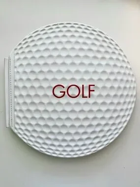 Other | White Dimpled Golf Ball Book Hardback Designed To Look Like A ...